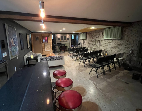 Limestone 1920s Mansion in Detroit, ground floor or basement speakeasy ...