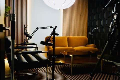 Podcast studio— perfect sound, lighting and video, Geneva, IL ...