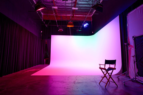 Premium RGB Lit Cyc Wall Stage, MONTEREY PARK, CA | Production | Peerspace