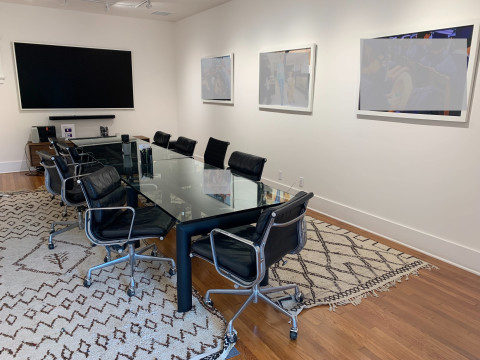 Conference Room in Venice Converted Home with Gorgeous Outdoor Space ...