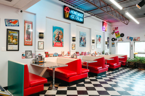 Retro 1950s Diner Photo Studio, Calgary | Production | Peerspace