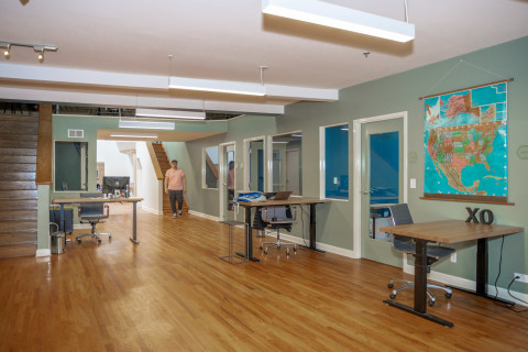 Office805 | Unique Industrial Building Housing Tenants and Coworking ...