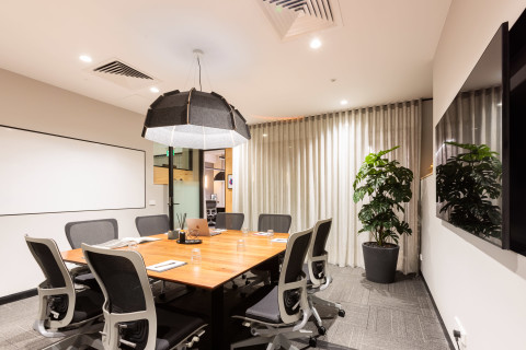 Meeting Room with Large Square Table Seating up to 8., Fitzroy | Off ...