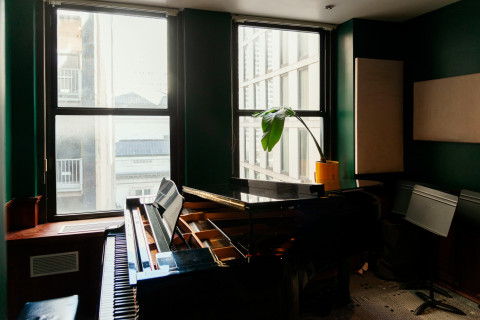 Michiko Studios | Sunlit Grand Piano Retreat: A Space for Creativity ...