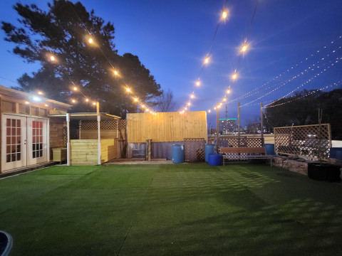 West Midtown Rooftop courtyard with Skyline View, Atlanta, GA ...