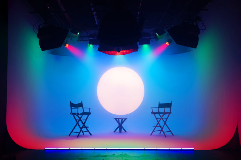 Stoodio One | Spacious studio with pre-rigged RGB LED lighting package ...