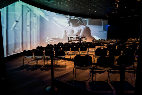 Cinema-size scale for entrepreneurs or corporate clients, Atlanta, GA ...