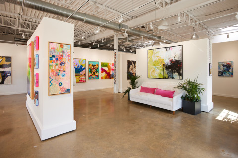 Classy and Vibrant Art Gallery located in the Design District, Dallas ...
