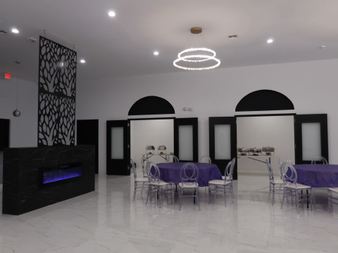 Stunning Event Space w/ Fireplace, Lobby, Coat Check, Parking Lot, and ...