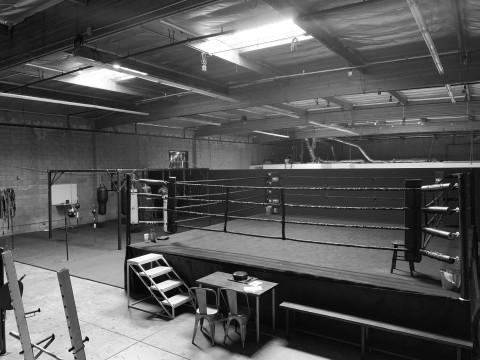 Boxing Gym - Fitness and Weightlifting area in a Warehouse. +, Los ...