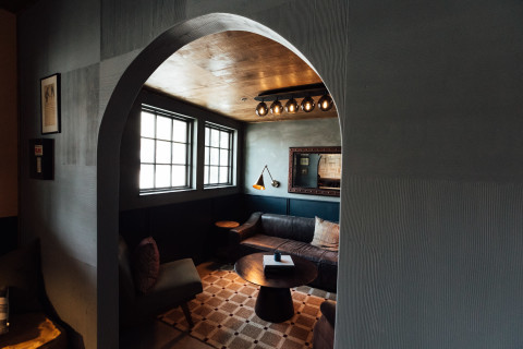 3,000 SQ FT ARTIST CLUBHOUSE | Luxurious Circular Library & Lounge ...