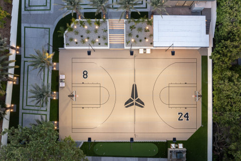 Outdoor Kobe Bryant Themed Basketball Court Available in L.A., Encino ...