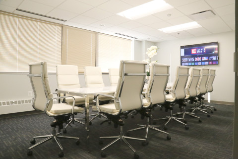 Bright, Contemporary Boardroom with AV System - Seats 14- Silver Spring ...