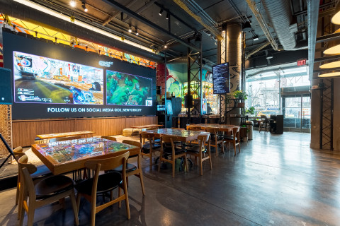 Large Tech Ready Event Space With Gaming Bar, New York, NY | Off-Site ...
