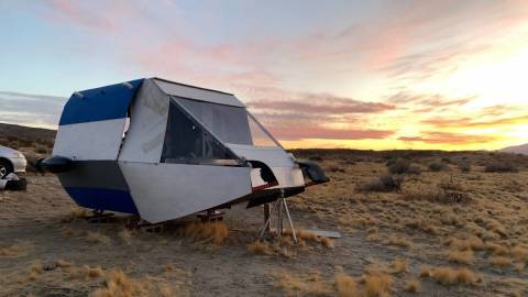 Shuttle pod spacecraft set, Cantil, CA | Production | Peerspace