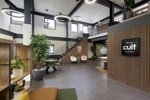 Office lobby with breakout areas & kitchen, London | Off-Site | Peerspace