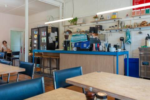 Grungy, retro-inspired cafe with a touch of industrial charm, Thornbury ...