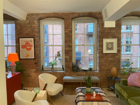 Open plan factory conversion apartment in South East London, London ...