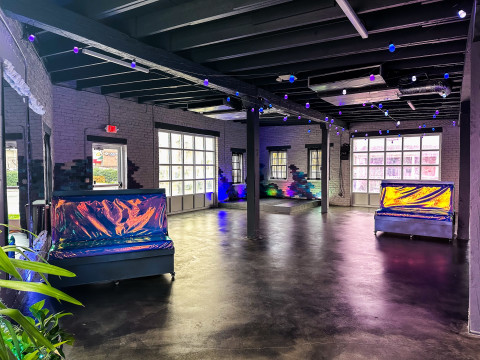 Vibrant, colorful, open plan, multi-use event space, Richmond, VA ...