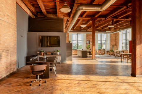 Natural Light Modern Loft Meeting Space in Pilsen | Equipped with Full ...