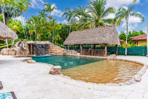 Luxury Poolside Paradise: Slide, Arcade, Waterfall, miami, FL | Event ...