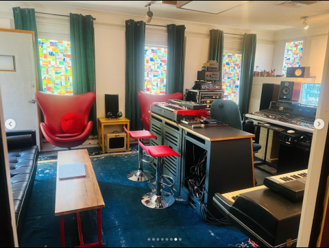 Fun Vintage Music Recording Gear In A Cool Hollywood Music Studio on ...