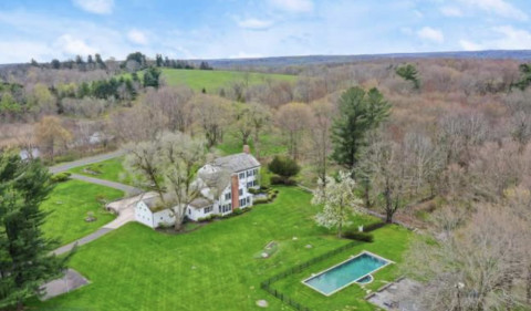 HISTORIC LONETOWN MANOR - 1930's Sprawling Country Colonial on 13 Acres ...