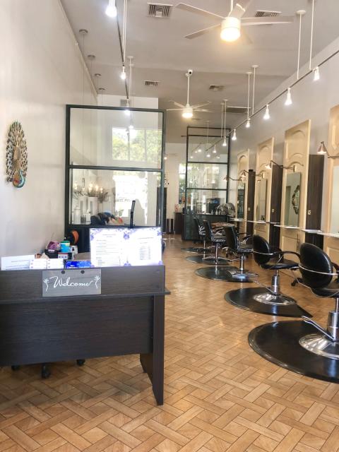 Cozy and classic | Hair and nail salon both, West Hollywood, CA ...