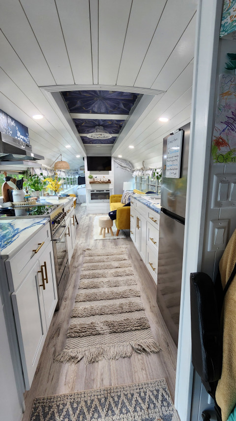 Airbnb.v | Private, country setting in a beautiful school bus airbnb ...