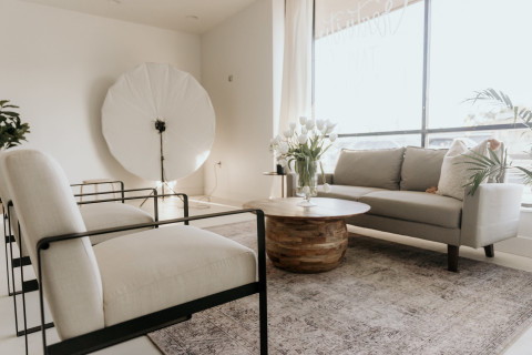 The Collective Space Studios | Modern Professional All White Natural ...