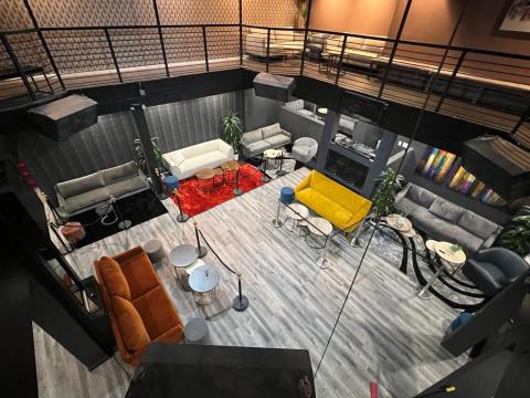 Modern Hollywood Two Story Bar and Lounge, Los Angeles, CA | Production ...