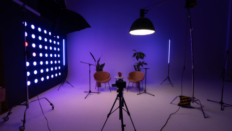 4,000+ Sq. Ft. Premium Podcast Studio – Pro Lighting, Multiple Sets ...