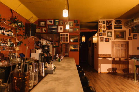 Vibey Vintage Coffee and Cocktail Bar, Portland, OR | Production ...
