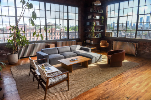 Versatile Exposed Brick Loft Studio with Lots of Natural Light and Full ...