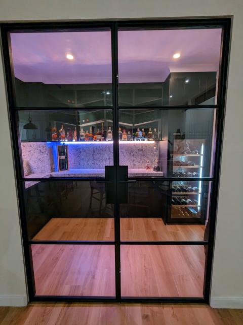 The Black Marble Bar | Urban Designer Bar Nook with Marble Counters ...
