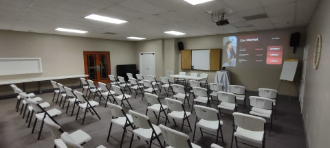 Meeting Room in Lexington with Table, Chairs & Monitor, Lexington, VA ...