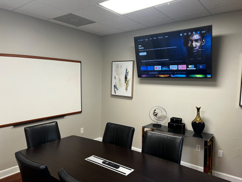 Beautiful Conference Room with Whiteboard, Large TV and access to Break ...