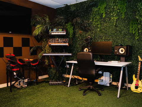Jungle Theme Recording Studio for multipurpose use, Houston, TX ...