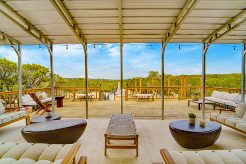 Private Hill Country Retreat with Outdoor Pavillion, Yoga Deck, Tipis ...