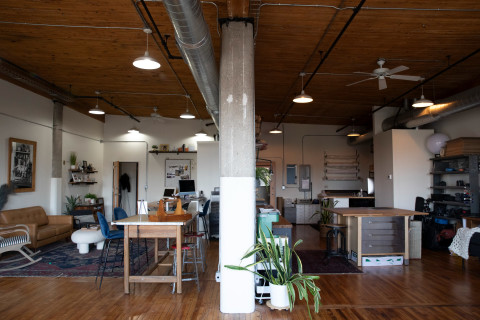 A Little Photo Studio + Field Creatives | Loft-style photo studio with ...