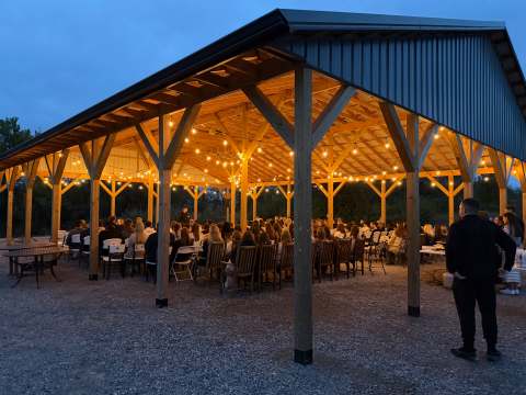 Clearview Farms | Farm pavilion with amazing sun set view ...