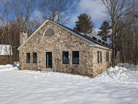 Rare Fieldstone Barn Converted to Modern Open Plan Home, New London, NH ...