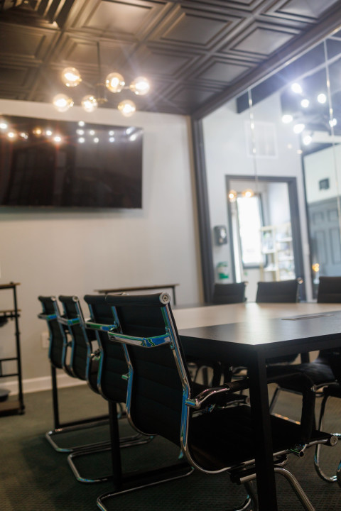 Modern and clean office space with private conference room., Kansas ...