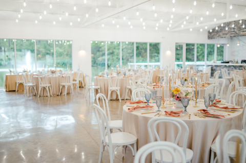 Modern event venue on acreage with 3 cascading ponds and one-of-a-kind ...