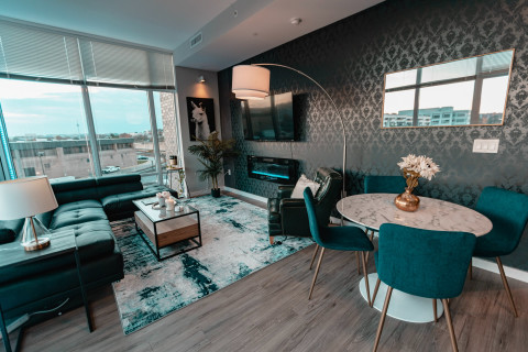 (Not available) Modern Natural Light Big Windows Studio Apartment ...
