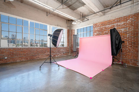 Brick Wall Studio with Amazing Downtown LA View, Los Angeles, CA ...