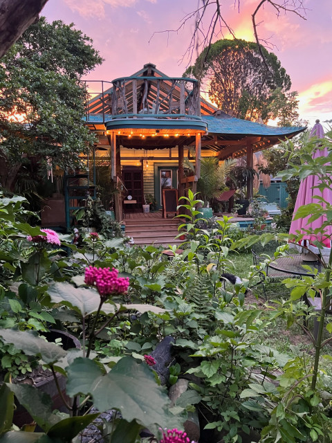 Spacious Private Hidden Garden with Stage and Porch Temple, New Orleans ...