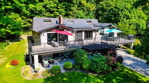 Outdoor Setting with Panoramic Terrace & Expansive Nature Views ...