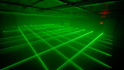 New Laser Beam Set In Huge FIlm Studio, Los Angeles, CA | Production ...