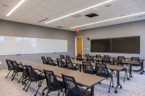 Luxury C-Level Meeting Rooms with floor-to-ceiling windows. Includes ...
